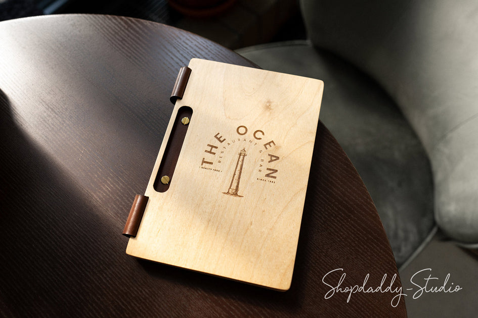 Wooden Menu Covers | Shopdaddy-Studio