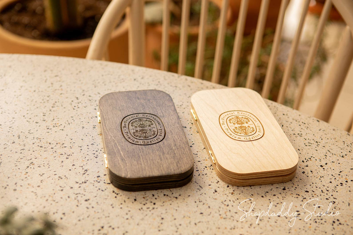 Oval Wood Check Box With Magnets – Shopdaddy-Studio