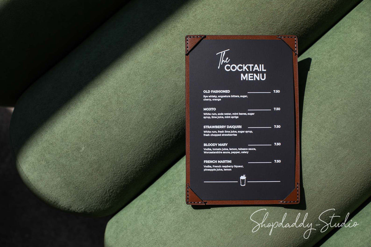 Brown Double Leather Holder with Corners – Shopdaddy-Studio