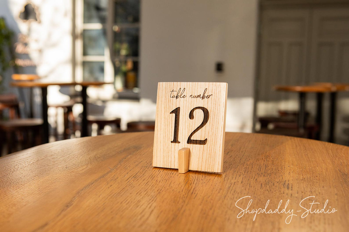 Set Of Table Numbers With Qr Code – Shopdaddy-Studio