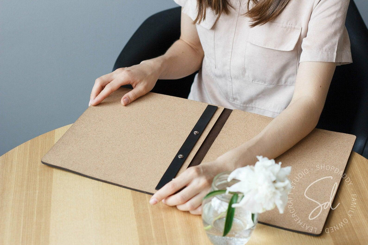 Chocolate Leather Menu Book Cover – Shopdaddy-Studio