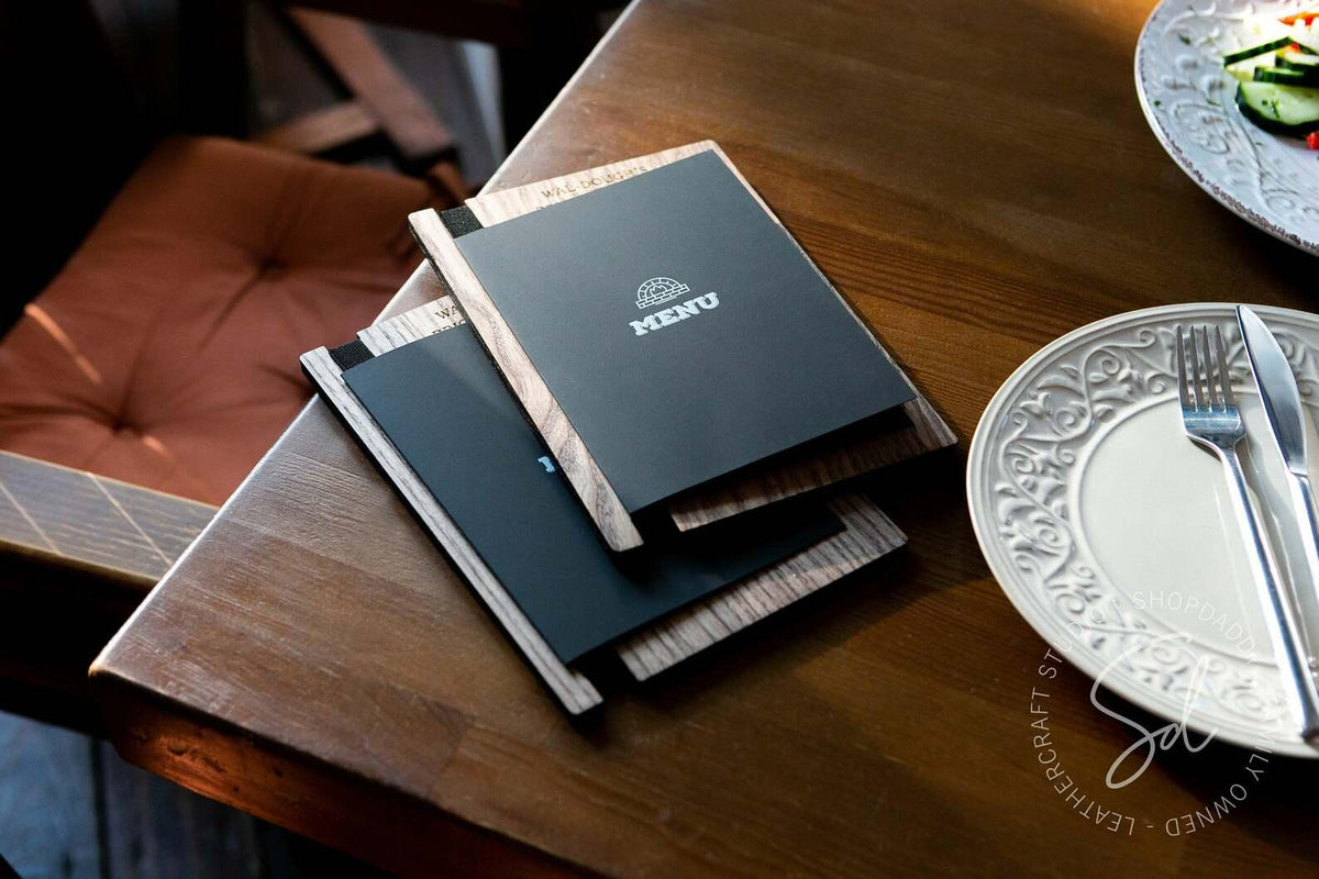 Wood Menu Board with Elastic Band – Shopdaddy-Studio